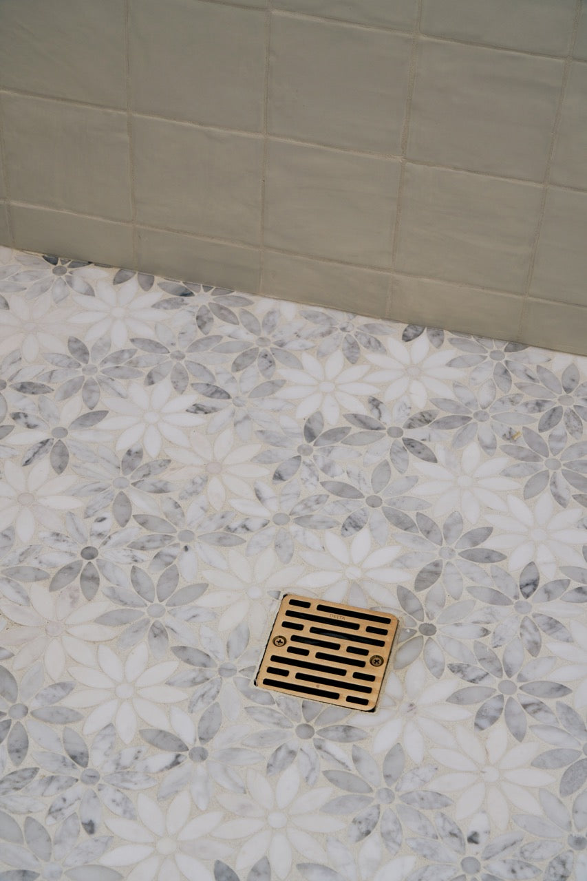 Primavera (12×10 Floral Marble Mosaic Flooring) | HAUS by BSD