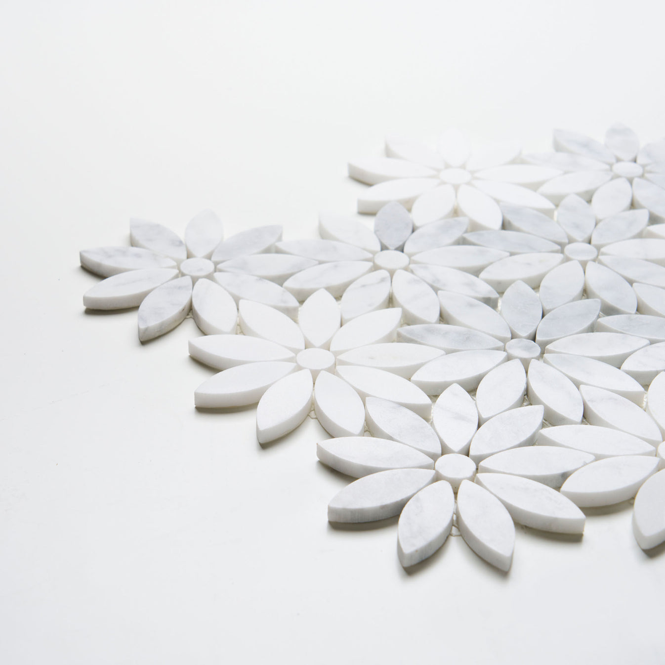 Primavera (12×10 Floral Marble Mosaic Flooring) | HAUS by BSD